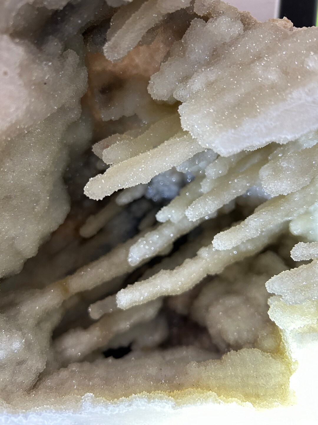 Amazing Large One of a Kind Crystal Stalactite Geode 1-22-1-24 - Etsy