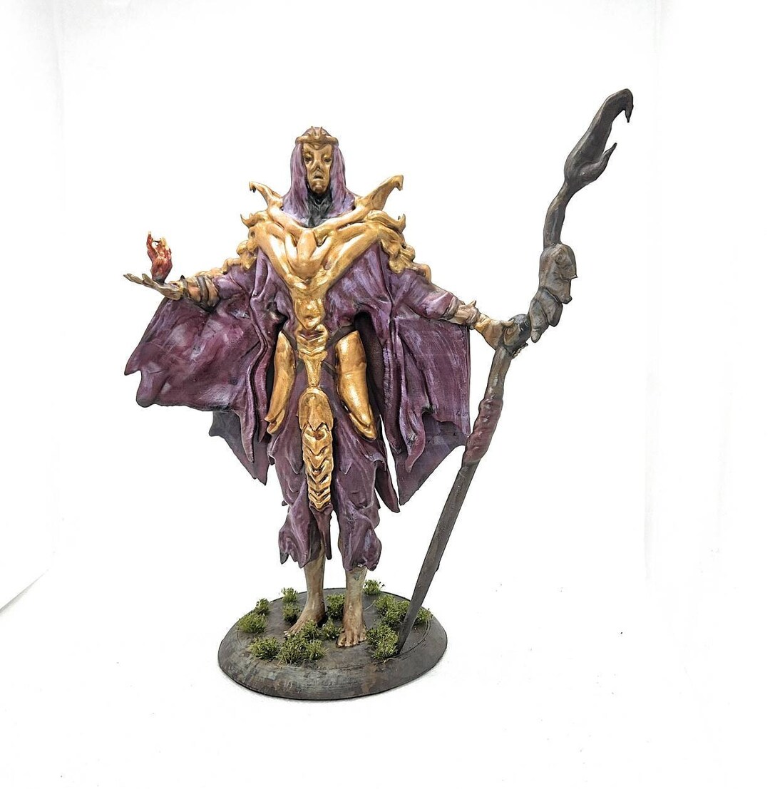 Dragon Priest 9-inch Red Mage Figurine, Professionally Hand-painted by ...