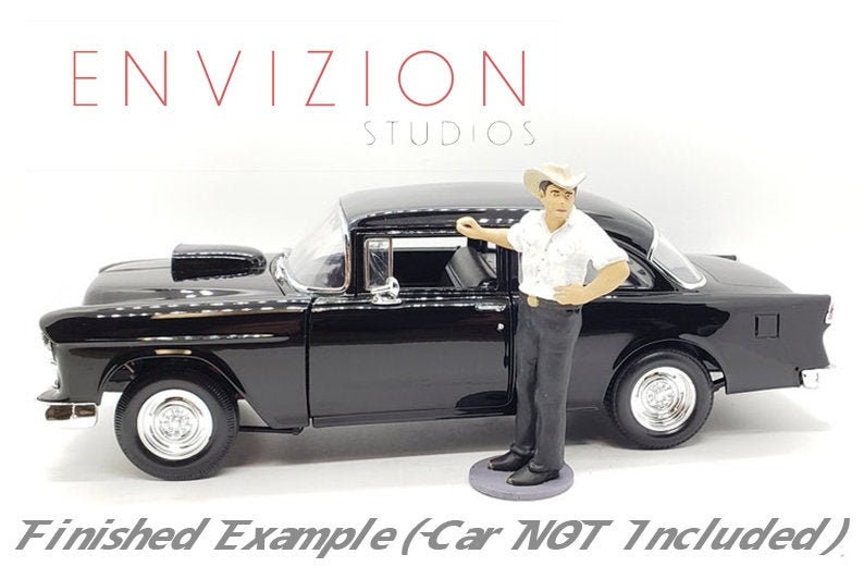 American Graffiti 55 Chevy Driver Falfa Figurine Diorama Car | Etsy