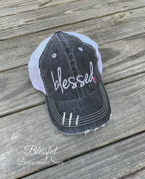 Blessed Hat-Womans Hat-Mom Hat-Mom Present | Etsy