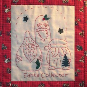 Best of Holiday Redwork Littles - Etsy