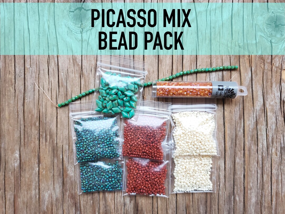 Picasso Mix Bead Pack - Etsy