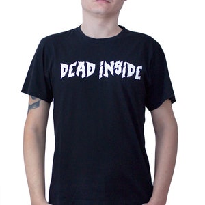 Goth Shirt - DEAD INSIDE - Gothic, Grunge, Aesthetic, Dark - Etsy