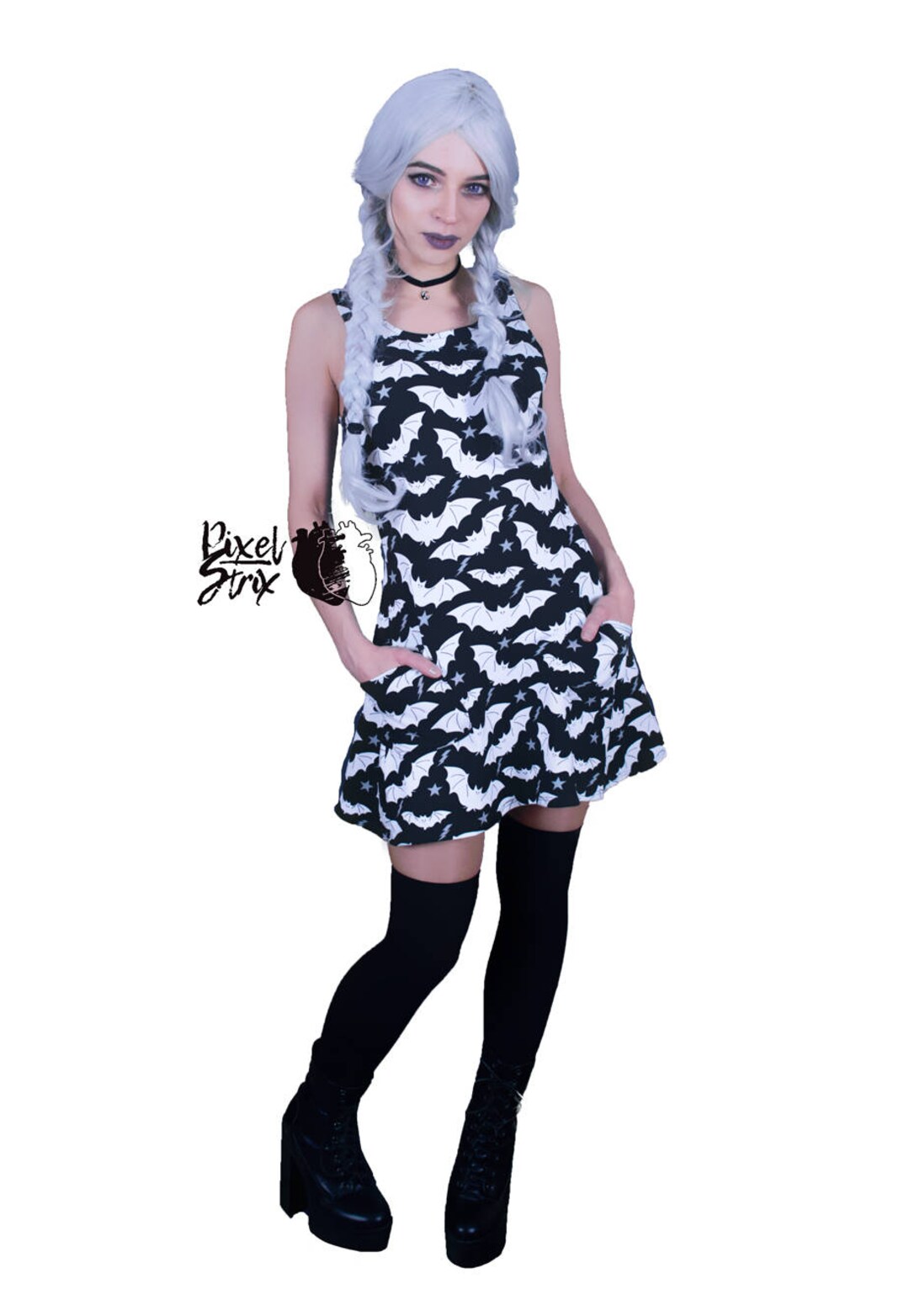 Batsy Nu-goth Dress - Etsy