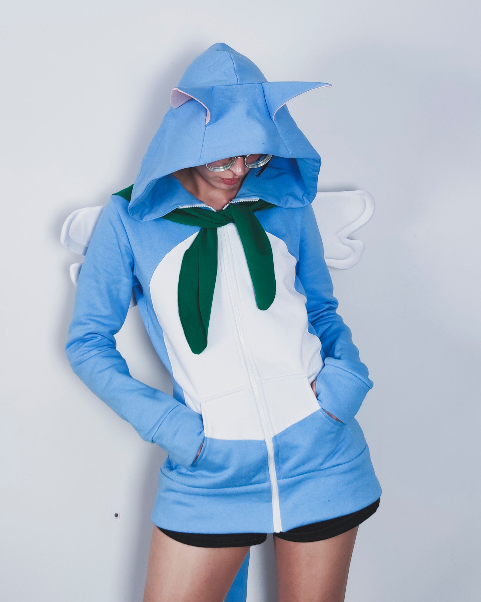 Cosplay Hoodie - BLUE CAT - Male or Female Cut - Etsy