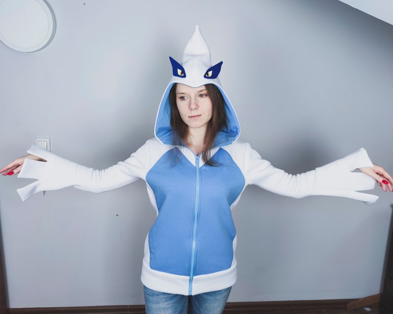 Cosplay Hoodie - White Legendary Bird - Male or Female Cut - Etsy