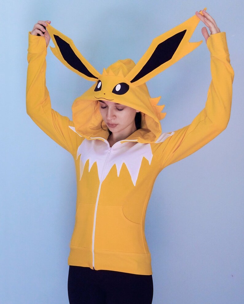 Eeveelution hoodie ELECTRICTYPE male or female cut | Etsy