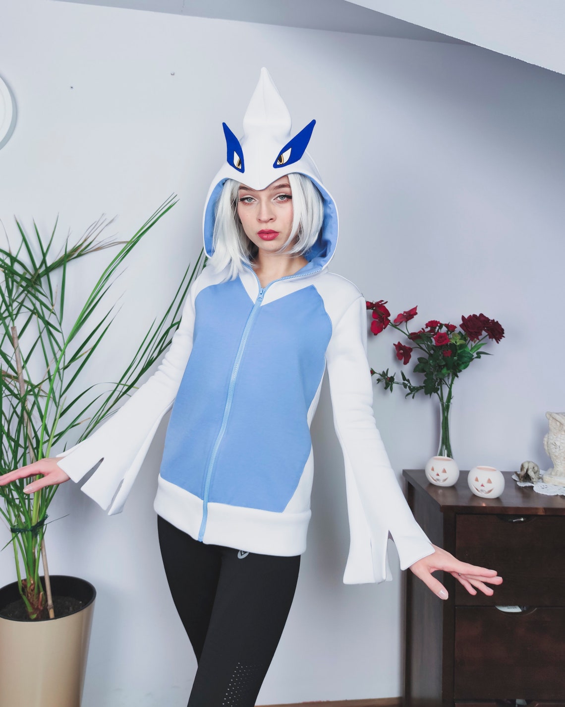 Cosplay Hoodie - White Legendary Bird - Male or Female Cut - Etsy
