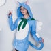 Cosplay Hoodie BLUE CAT Male or Female Cut - Etsy