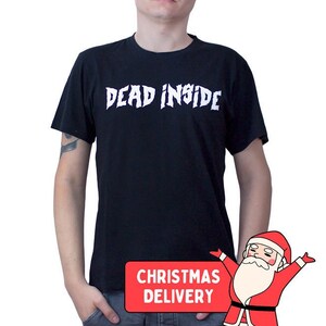 Goth Shirt DEAD INSIDE Gothic Grunge Aesthetic Dark - Etsy