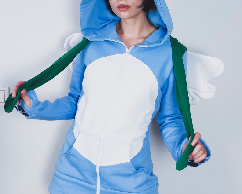 Cosplay Hoodie - BLUE CAT - Male or Female Cut - Etsy