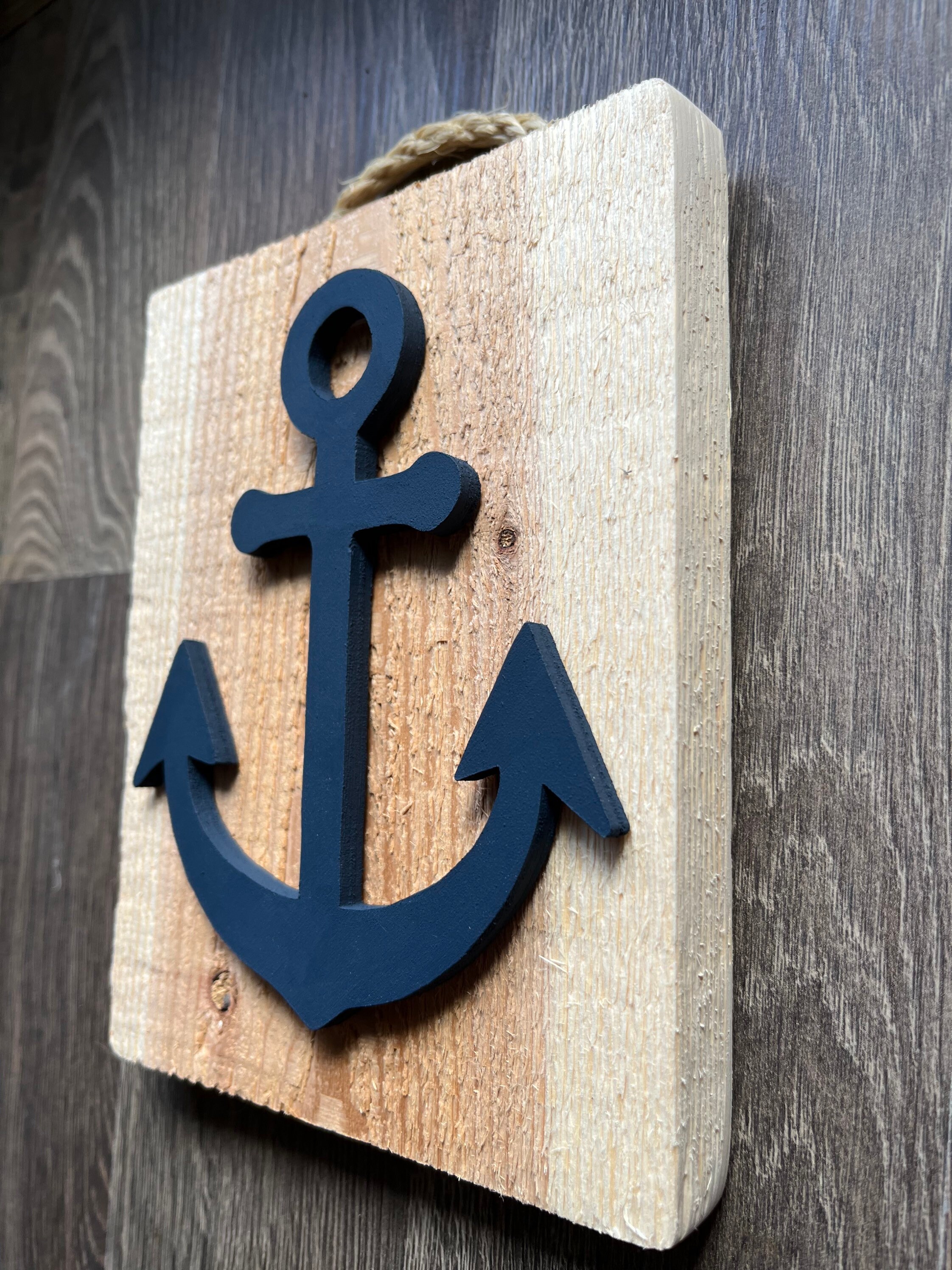 Wood Anchor on Cedar - Etsy