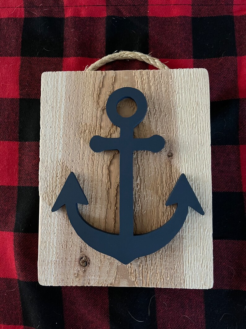 Wood Anchor on Cedar - Etsy