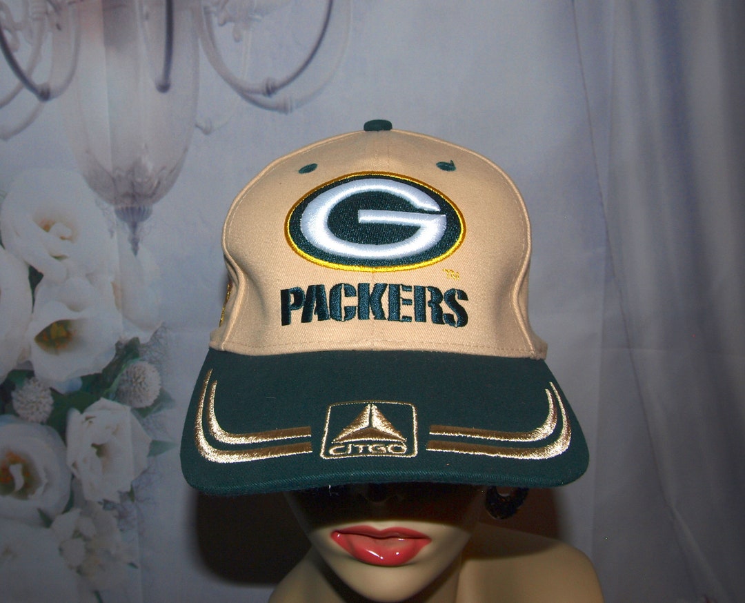 Green Bay Packers Hat Cheese Head Citgo 3D Like Embroidered RARE ...