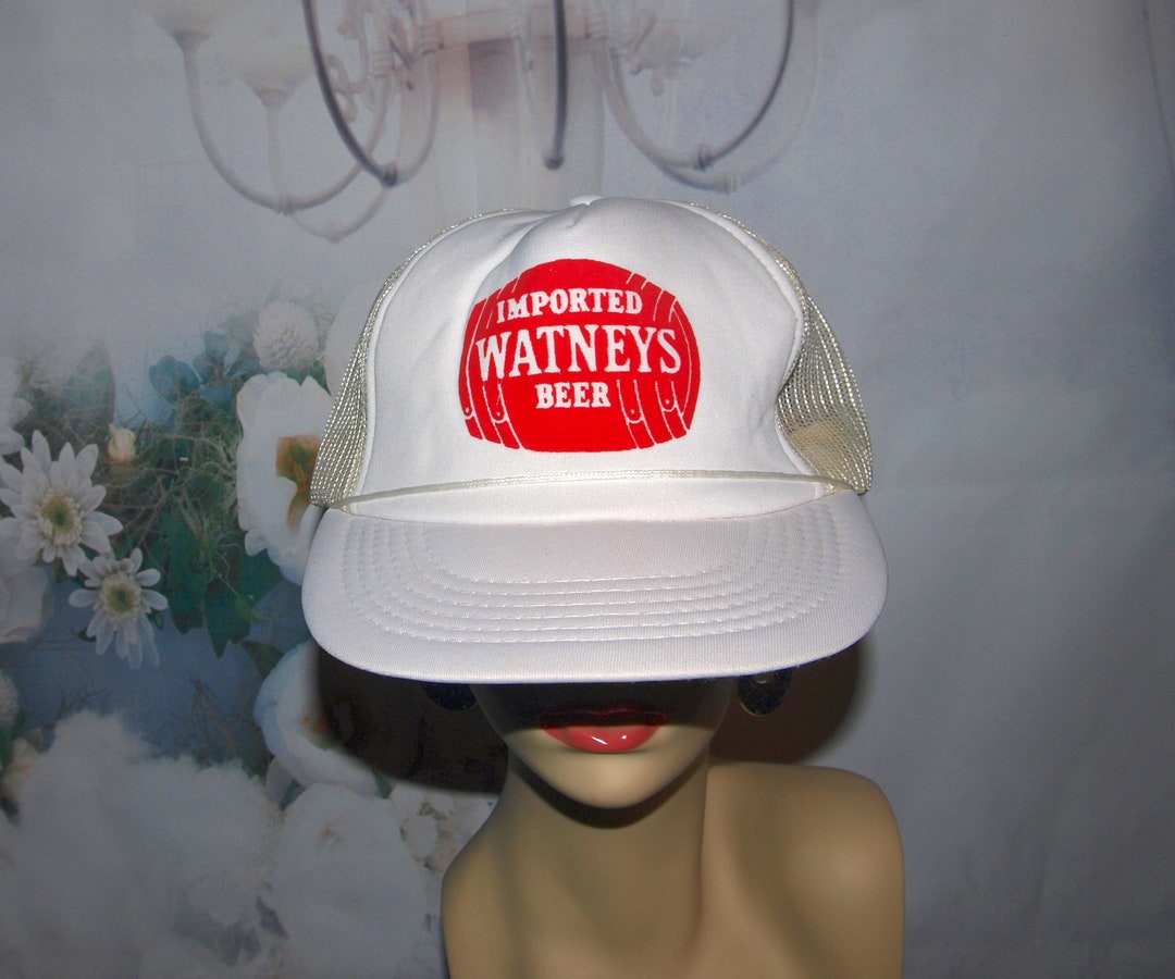 Watney's Beer Hat Imported Beer the Red Barrel Vintage 70's Hat RARE ...