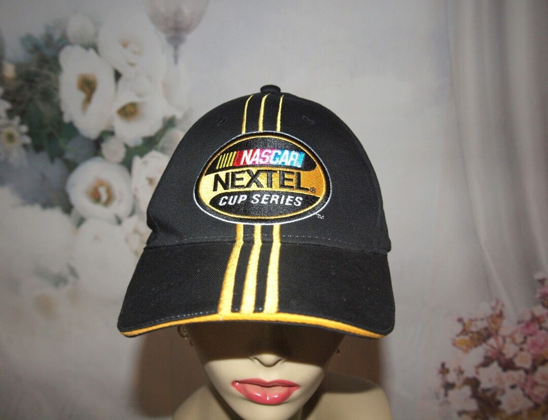 Vintage NASCAR Nextel Cup Series Black Adjustable Hat Baseball Cap - Etsy