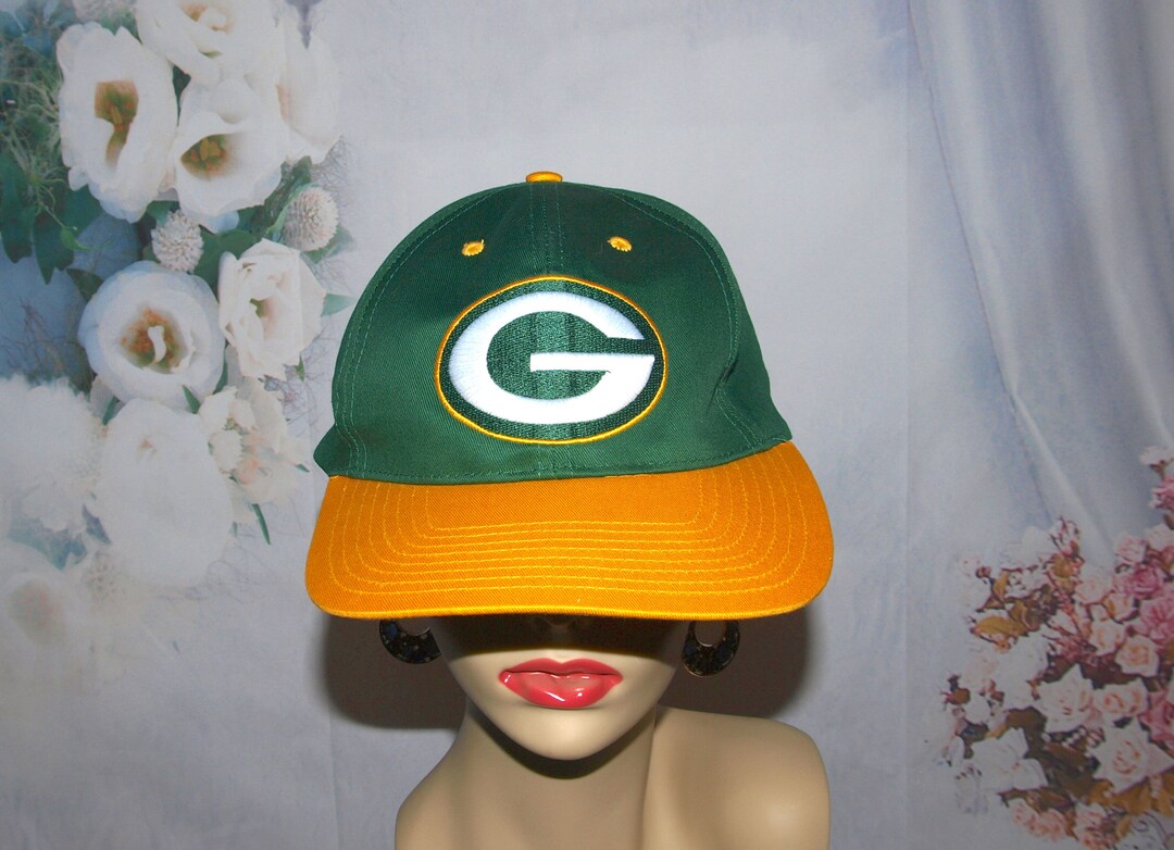Green Bay Packers Hat NFL Team Hat Embroidered 90's Vintage Baseball ...