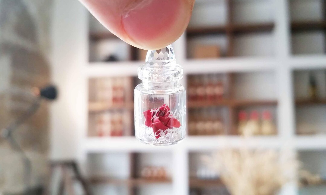 Miniature Eternal Origami Rose and Swarovski Beads / a French Love ...