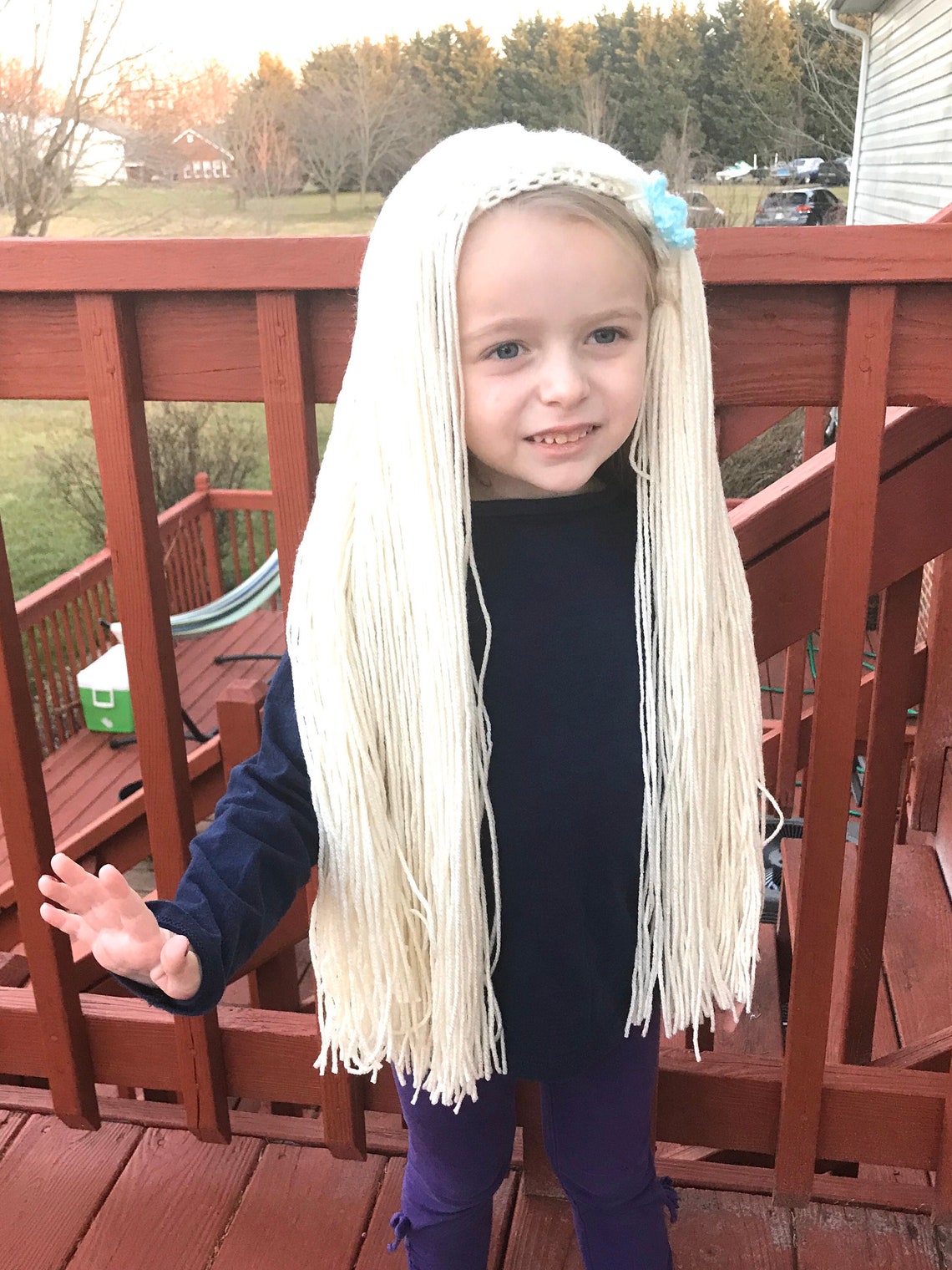 Elsa Frozen 2 Wig Elsa Wig White Straight Hair Ice Queen Etsy