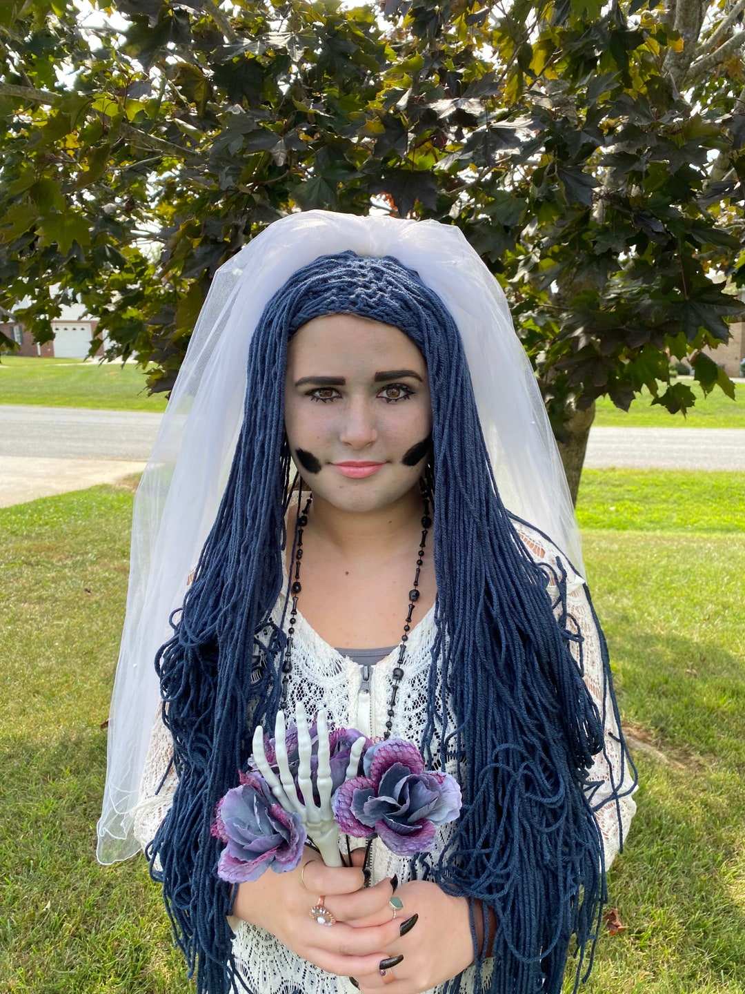 Corpse Bride Wig, Inspired by Emily From Corpse Bride, Dead Bride Wig ...