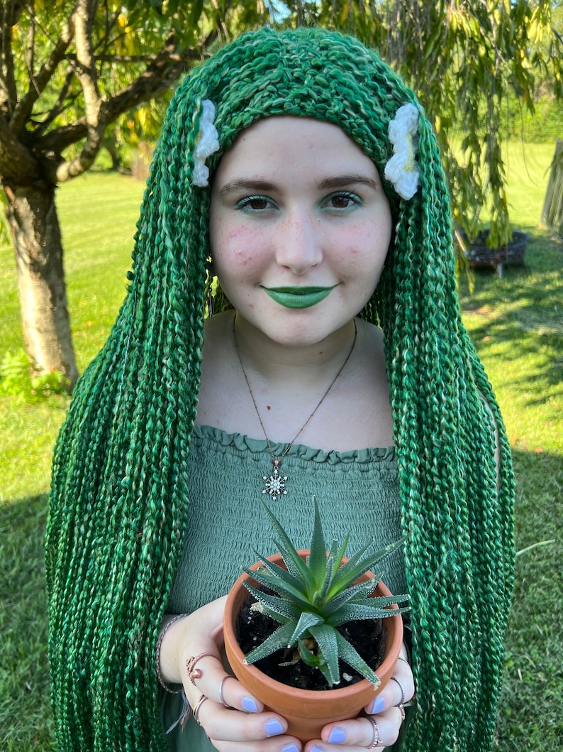 Te Fiti Wig, Mother Nature Wig, Mother Earth Wig, Seaweed Wig, Grass ...