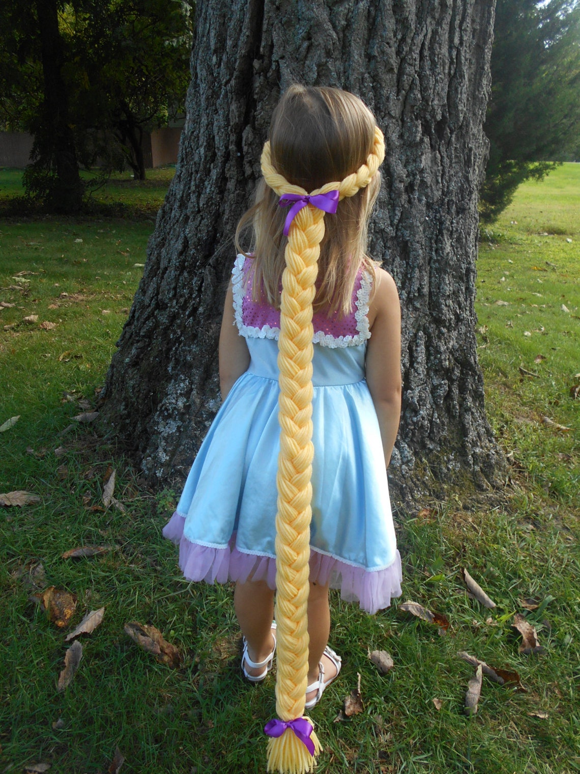 Rapunzel Wig Rapunzel Hair Rapunzel Braid for Costumes Yellow - Etsy