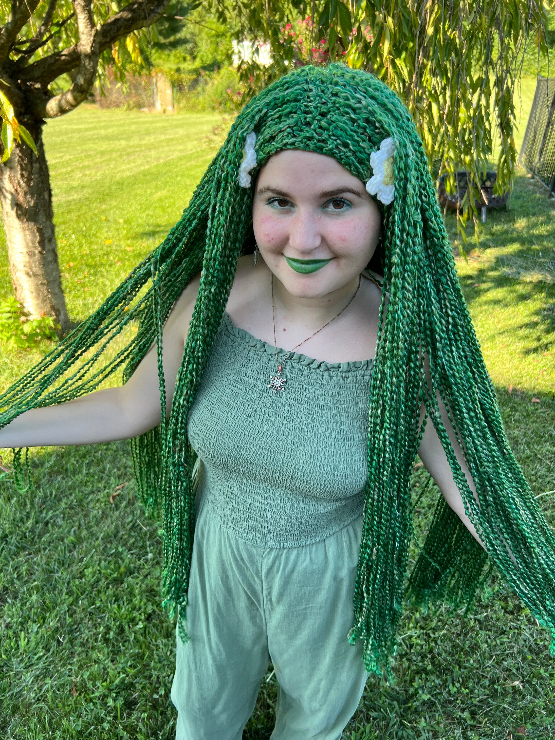 Te Fiti Wig, Mother Nature Wig, Mother Earth Wig, Seaweed Wig, Grass ...