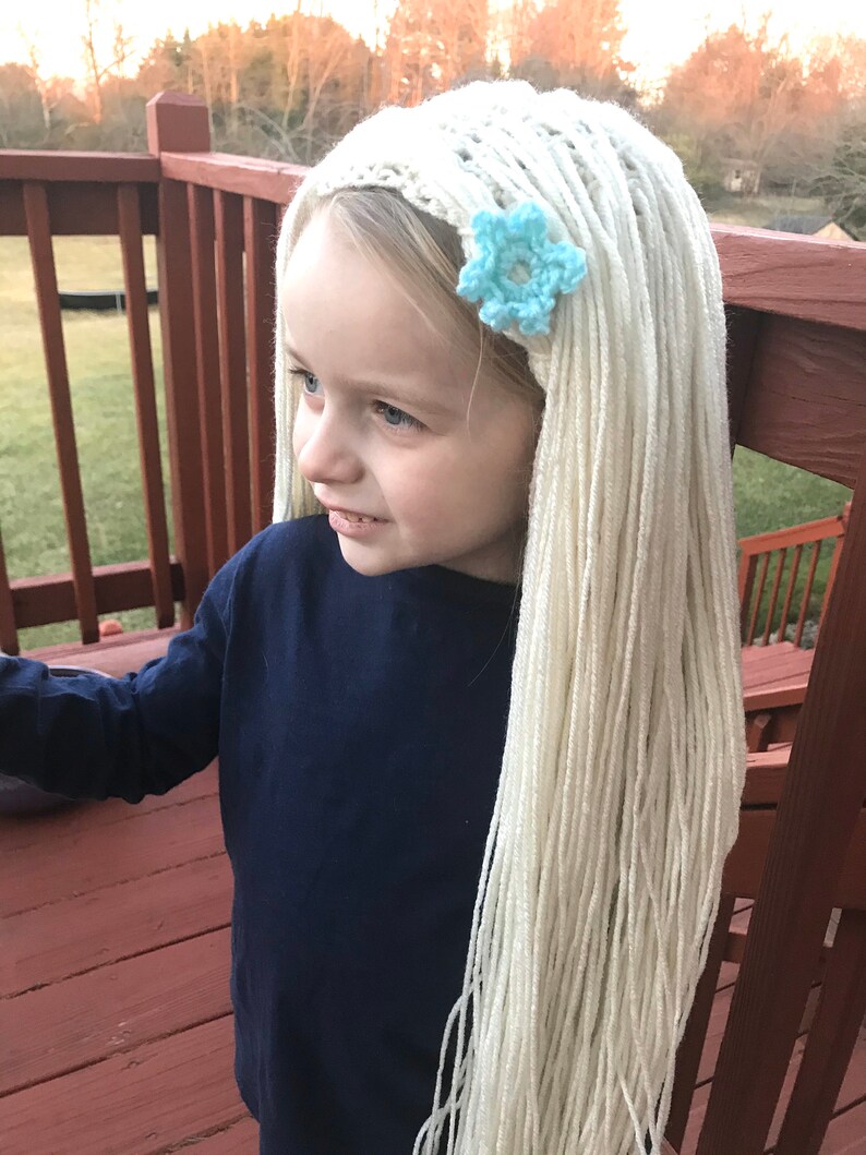 Elsa Wig, Elsa Hair, White Straight Hair, Ice Queen Wig, Elsa Hair Down ...