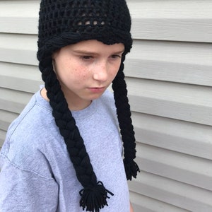 Wednesday Wig, Wednesday Black Braid Wig, Black Braids, or Any Color ...