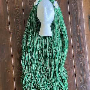 Te Fiti Wig, Mother Nature Wig, Mother Earth Wig, Seaweed Wig, Grass ...