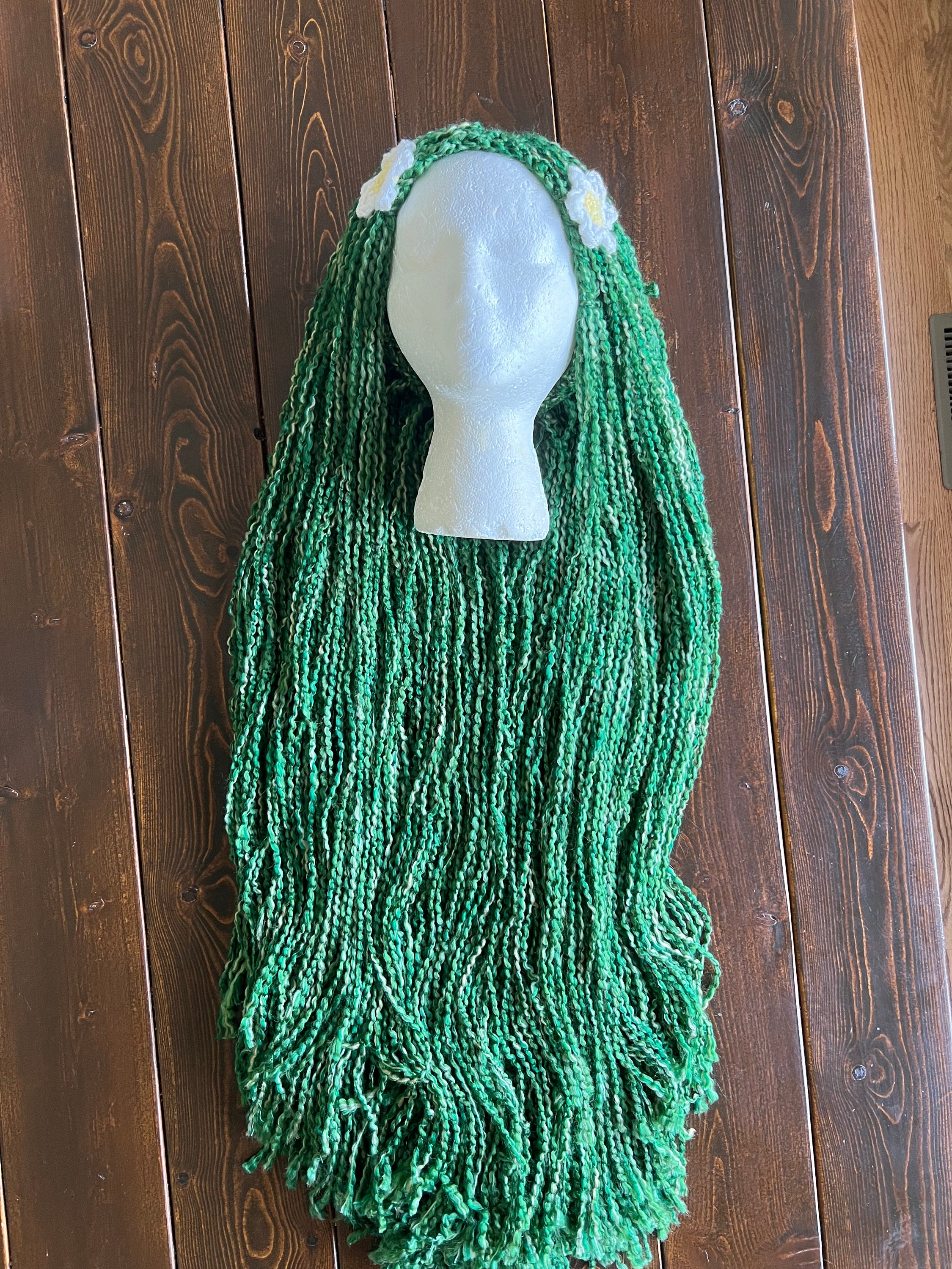 Te Fiti Wig, Mother Nature Wig, Mother Earth Wig, Seaweed Wig, Grass ...