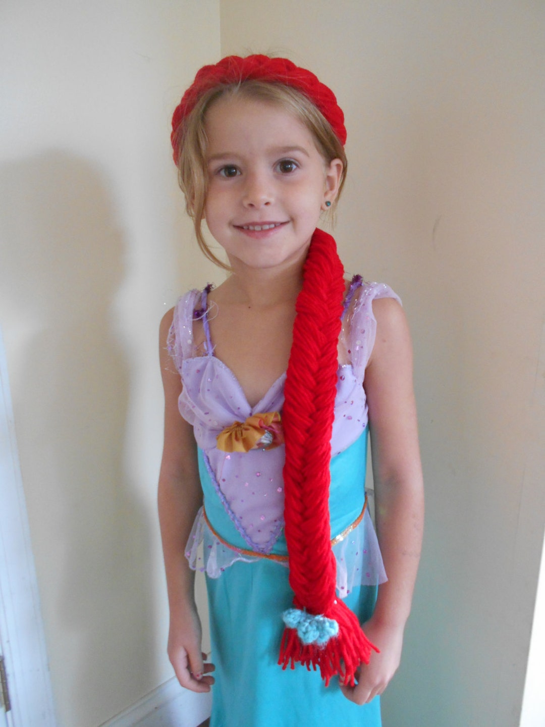 Ariel Wig, Ariel Hair, Princess Ariel Wig Braid for Costumes, Fishtail ...