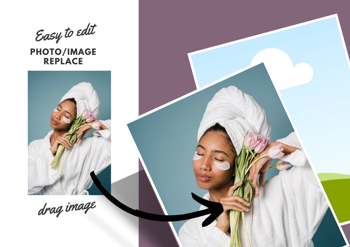 Mock up Canva Template for Digital Product Seller Canva - Etsy