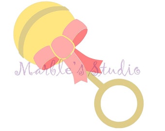 Baby Rattle - Instant Download! Craft With Ease: Svg, Png, Dxf, & Eps ...