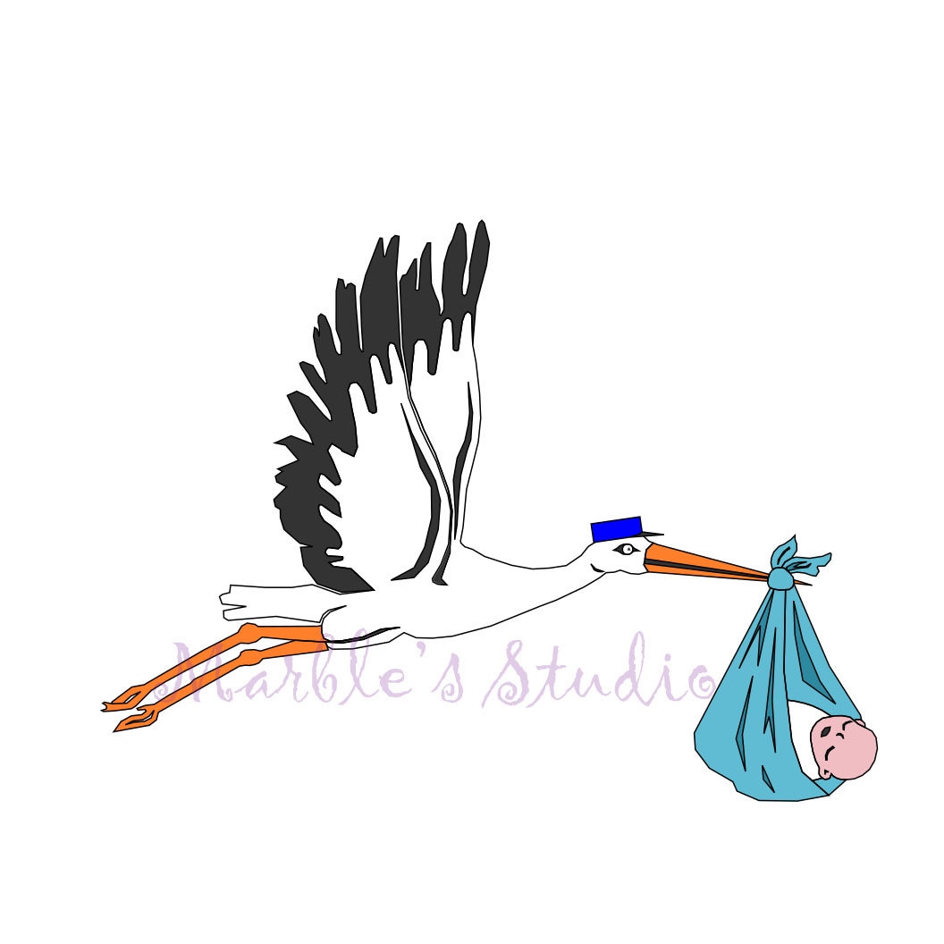 Baby Delivery Stork - Etsy