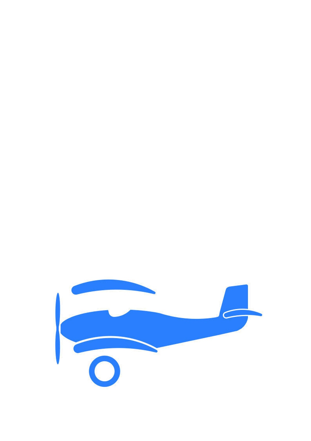 Kids Airplane SVG -DXF - PNG Cut File - Etsy