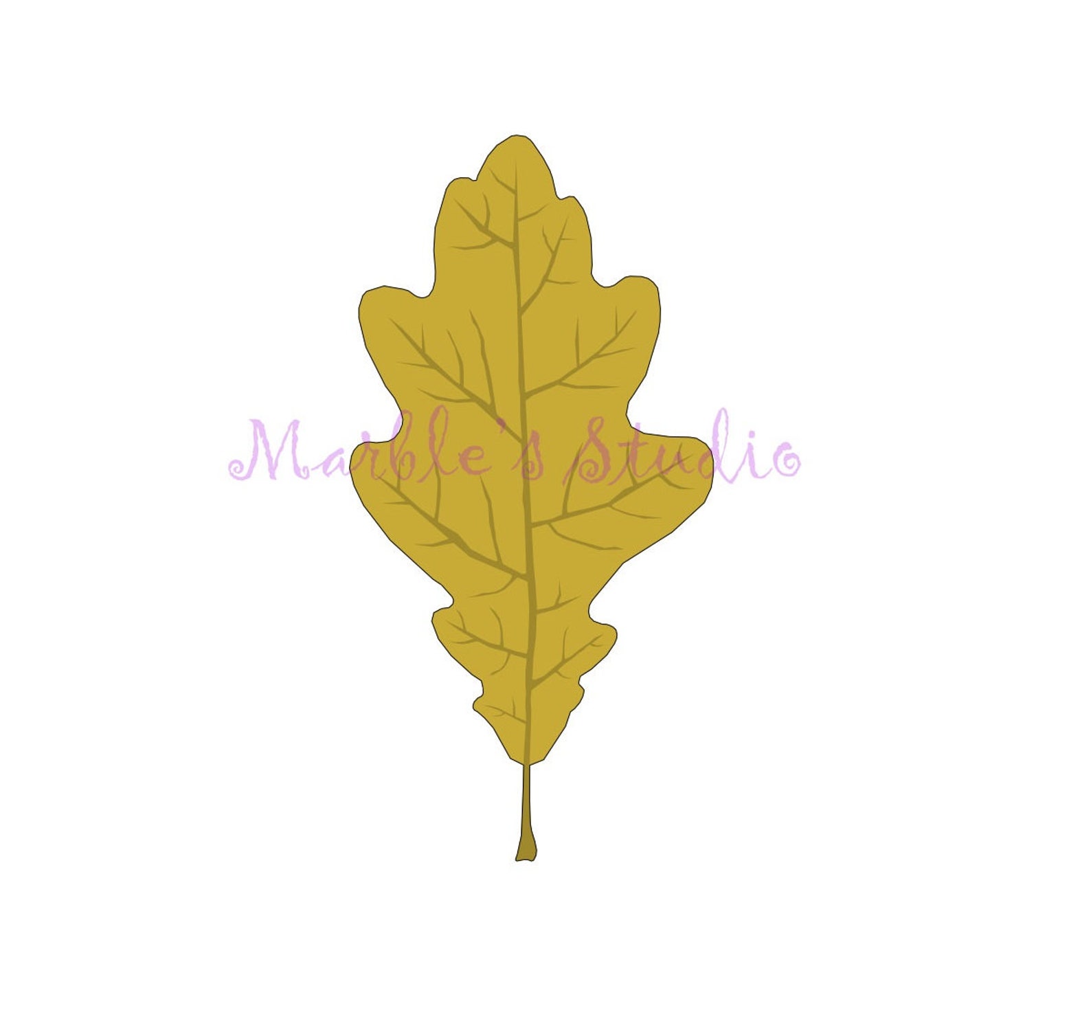 Oak Leaf SVG – DXF - PNG Cut File - Etsy