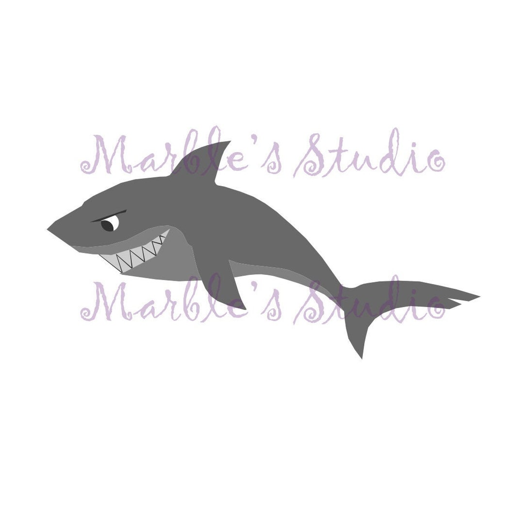 Shark SVG – DXF - PNG Cut File - Etsy