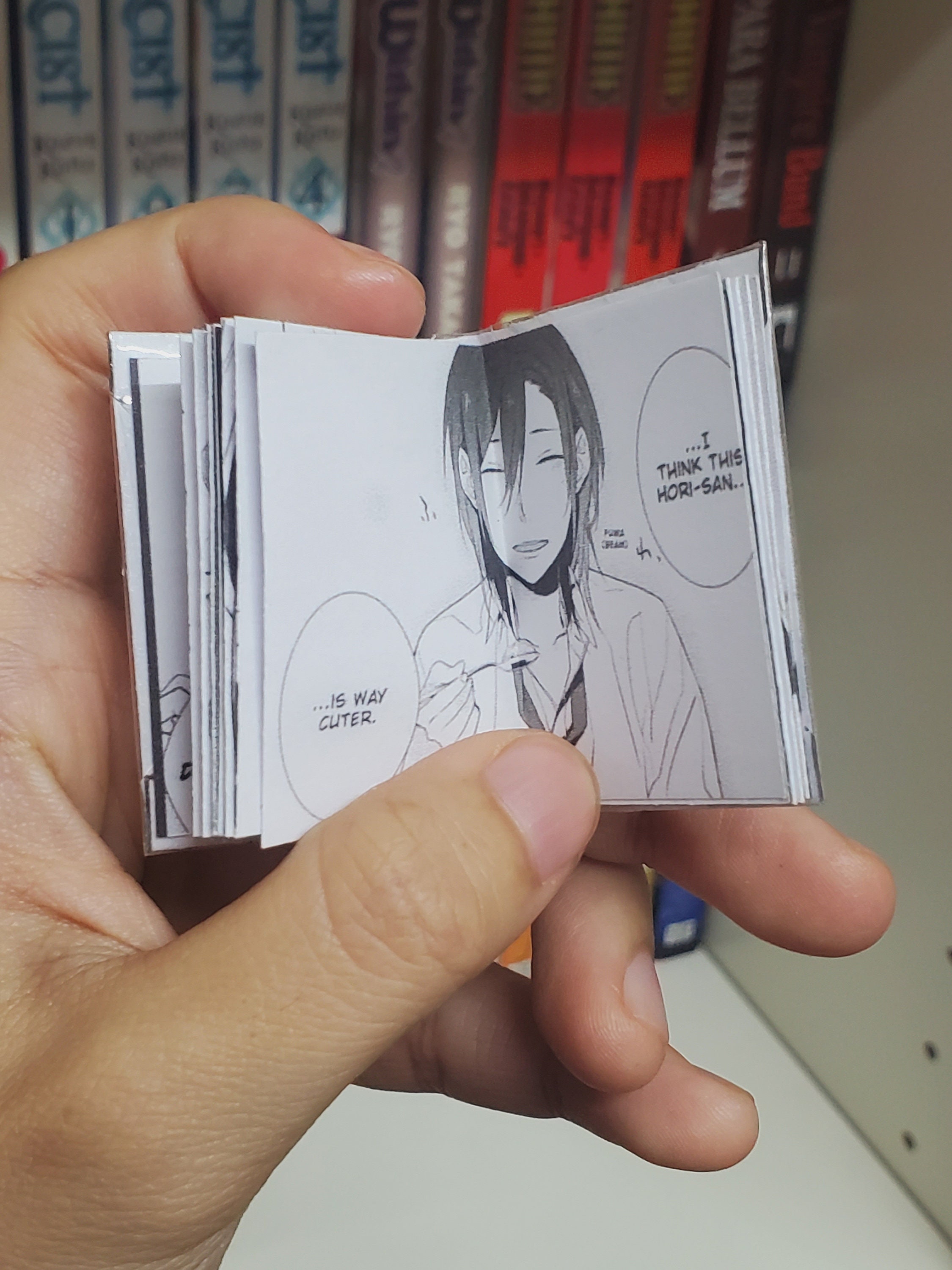 Horimiya Mini Manga Earring Keychain Clip On - Etsy