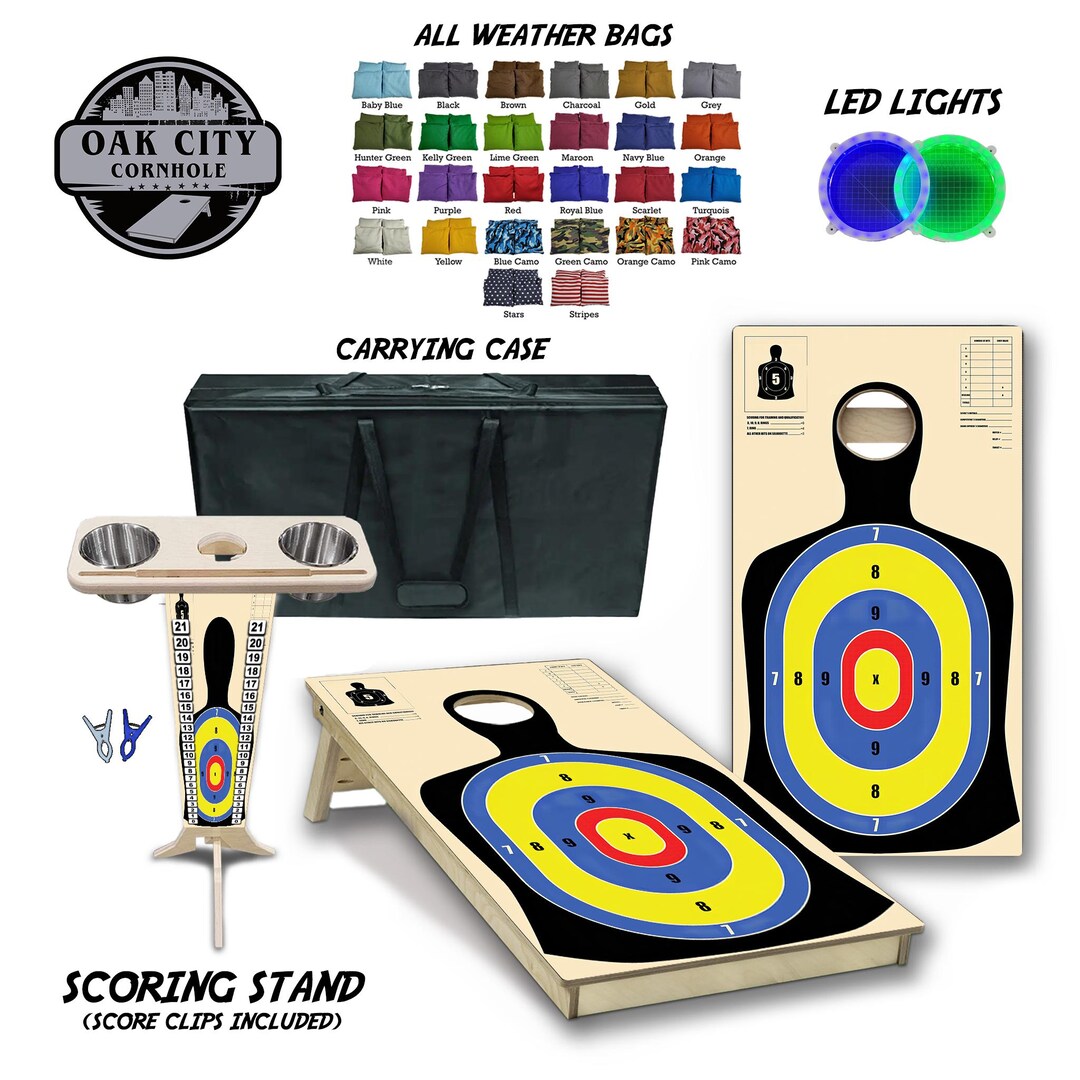 Precision Marksman Cornhole Boards – Shooting Target Design ...