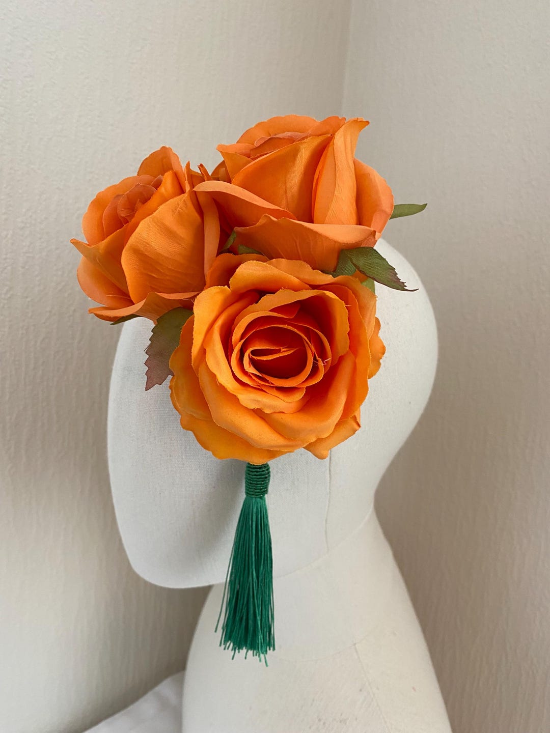 Large Pin up Modern Vintage Rose Hair Flower - Etsy