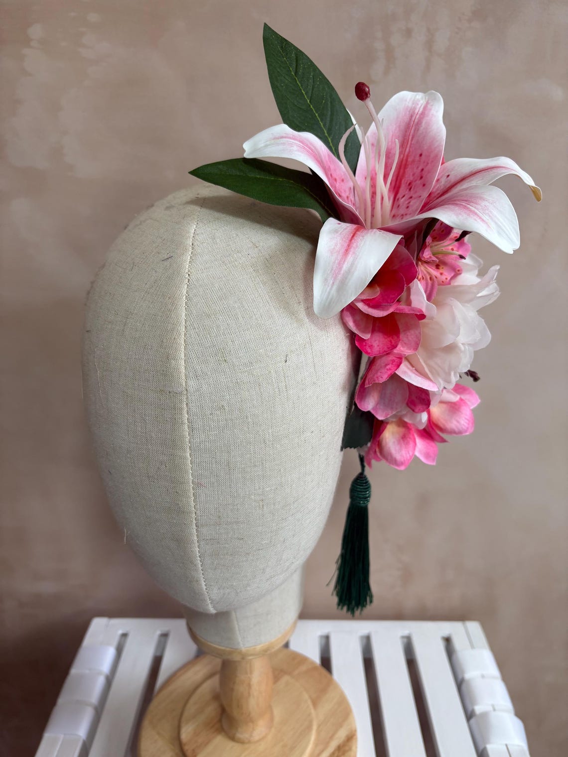 Large Tropical Style Pin up Cascade Hair Flower - Etsy