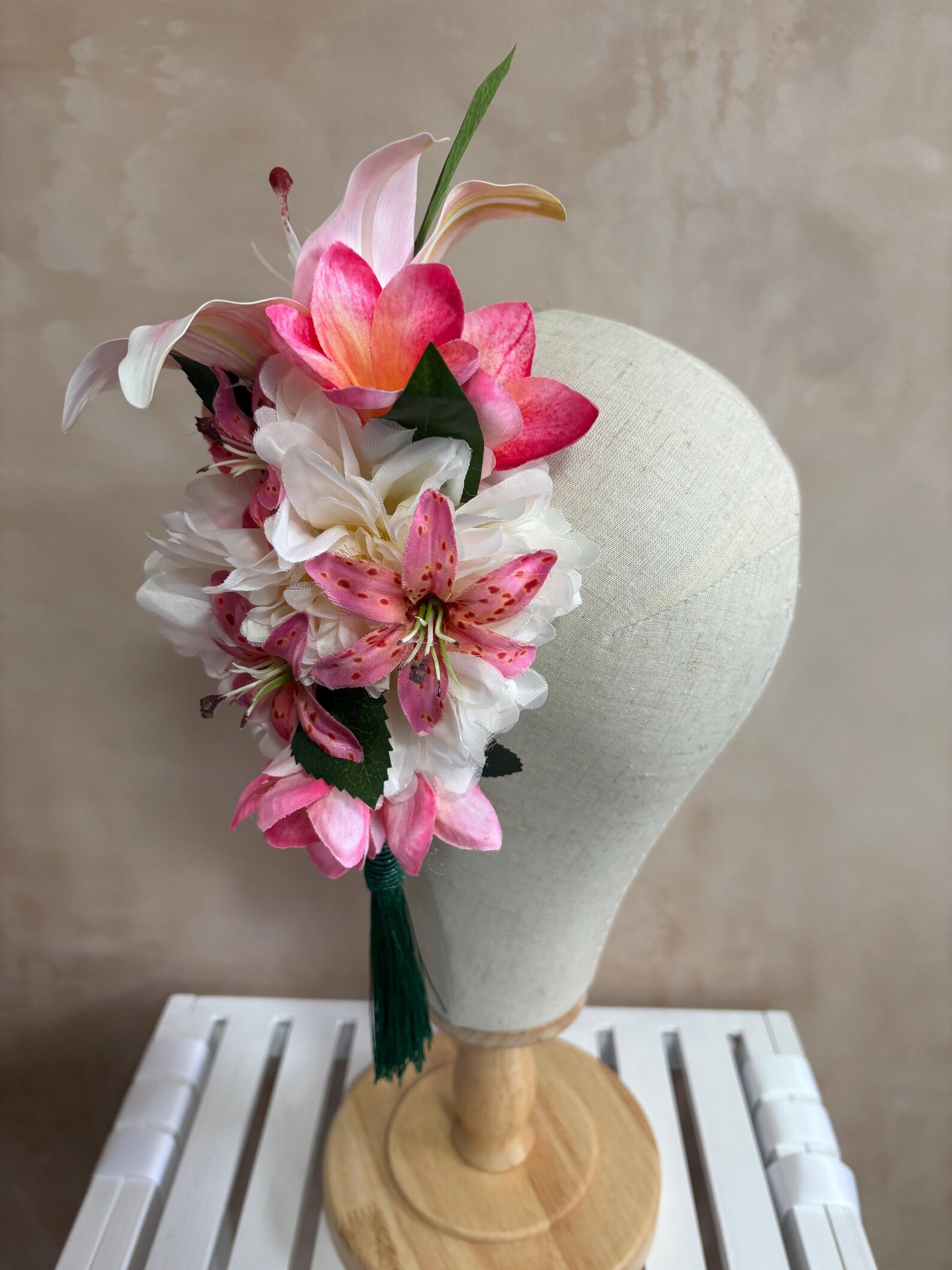 Large Tropical Style Pin up Cascade Hair Flower - Etsy