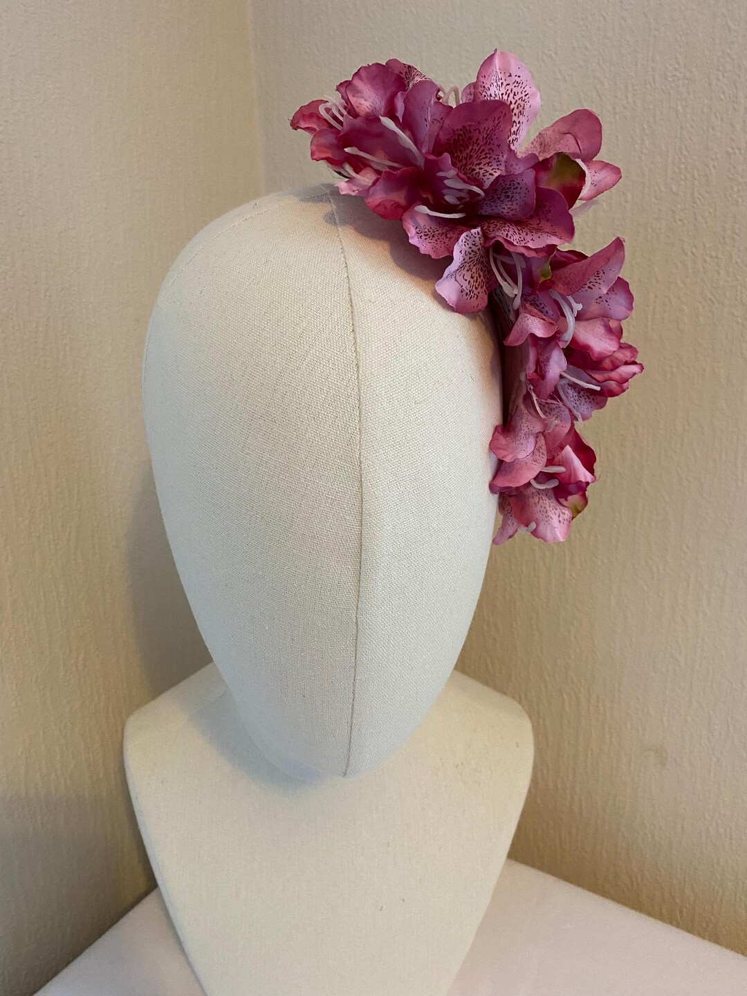 Pink Vintage Inspired Cascade Hair Flowers - Etsy