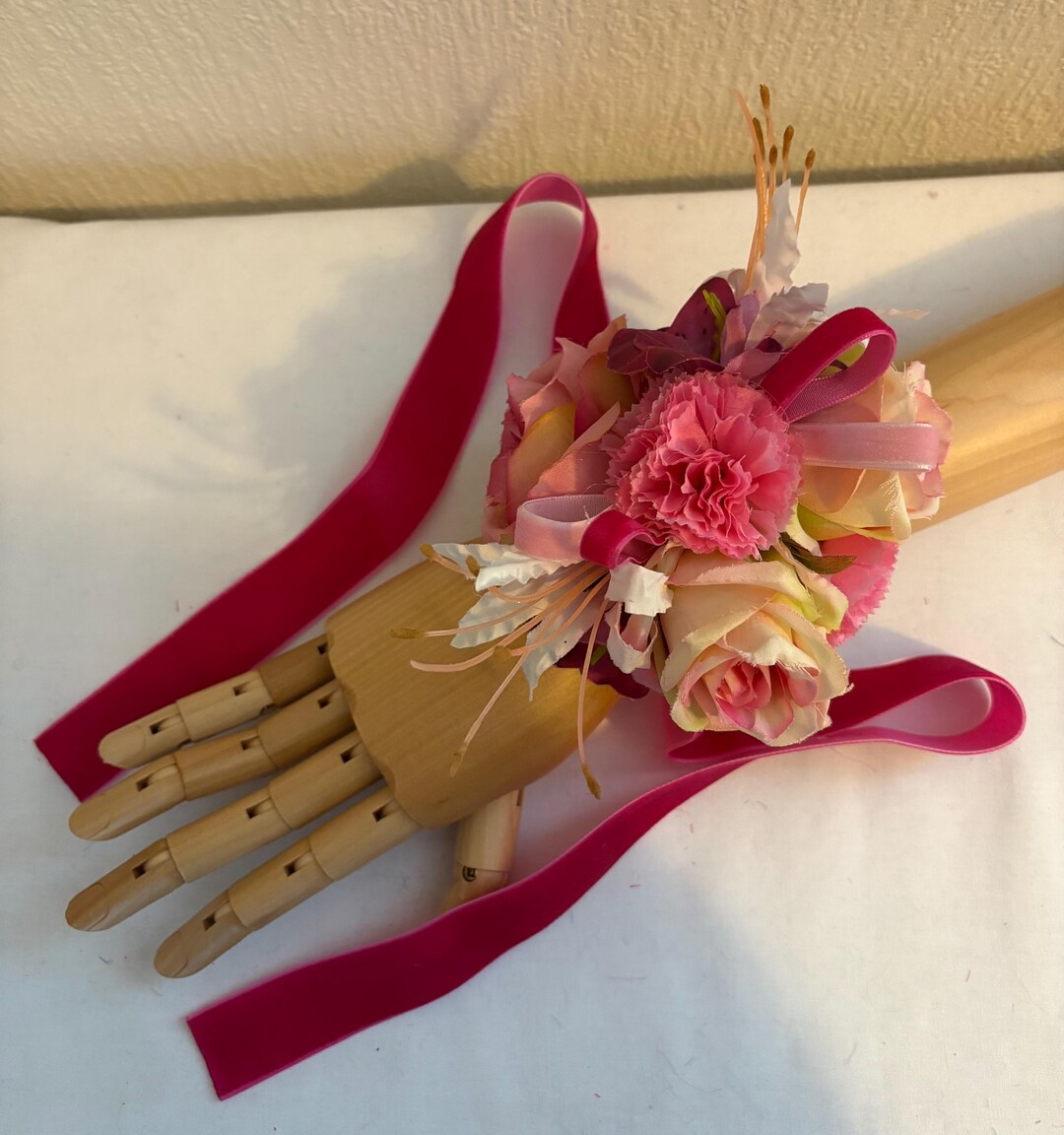 3 Way Floral Accessory Wear as Hair Flower, Wrist Corsage or Choker - Etsy