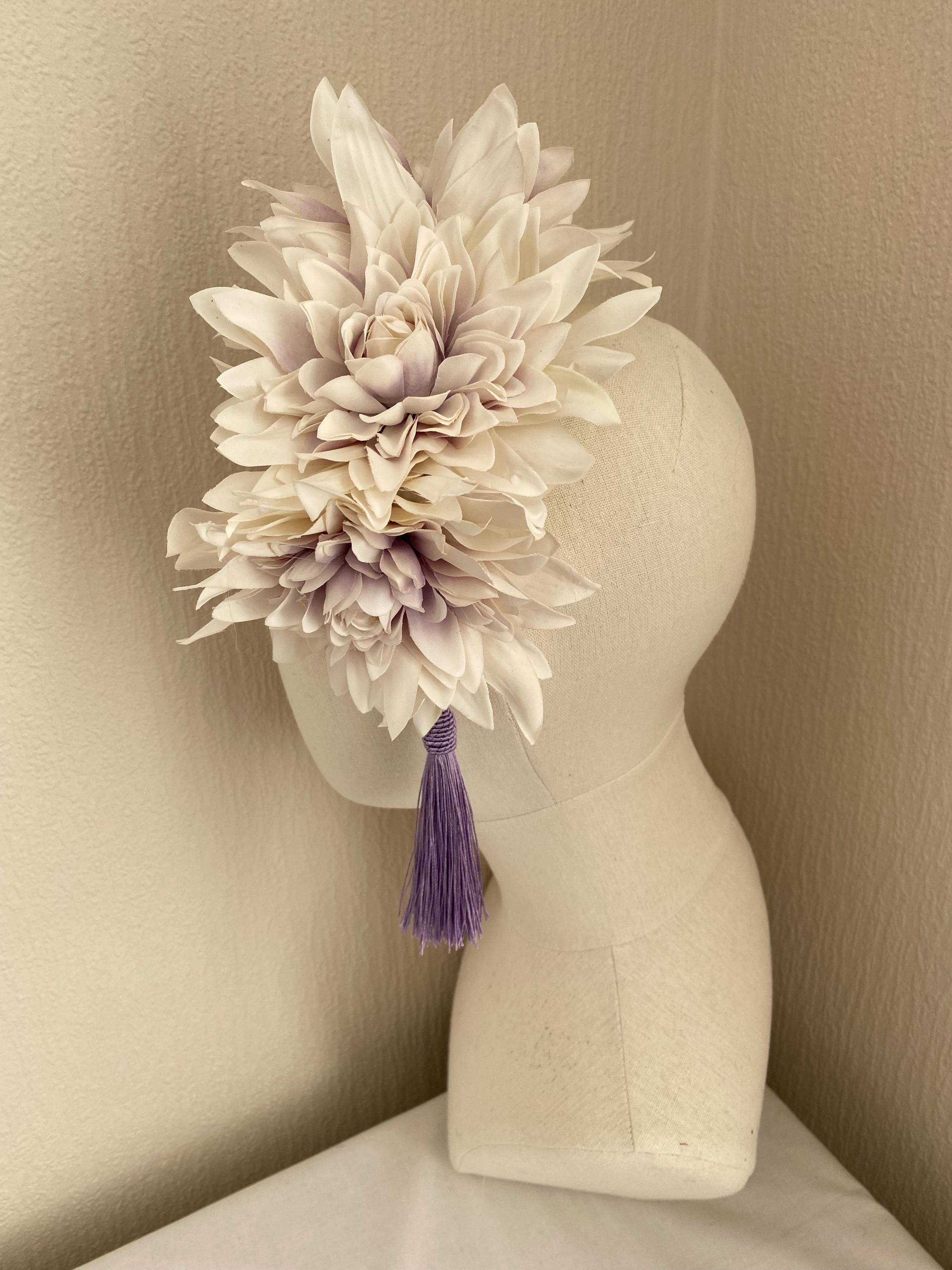 Large Cascade Pin up Rockabilly Cascade Hair Flower Clip - Etsy