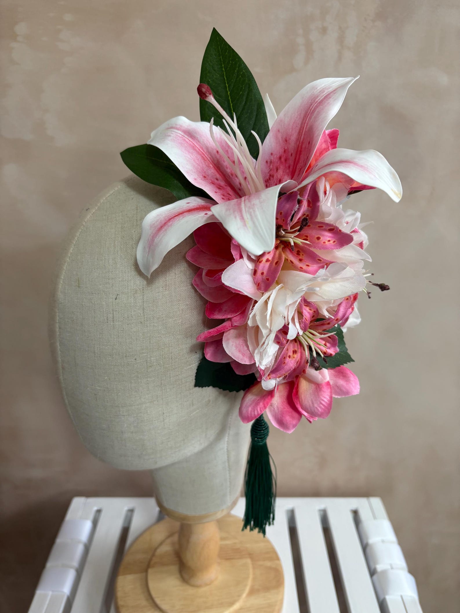 Large Tropical Style Pin up Cascade Hair Flower - Etsy