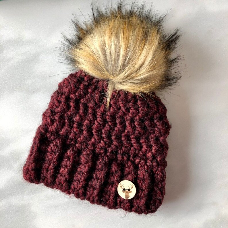 Toddler Children's Kids' Toque Handmade Crochet Winter | Etsy