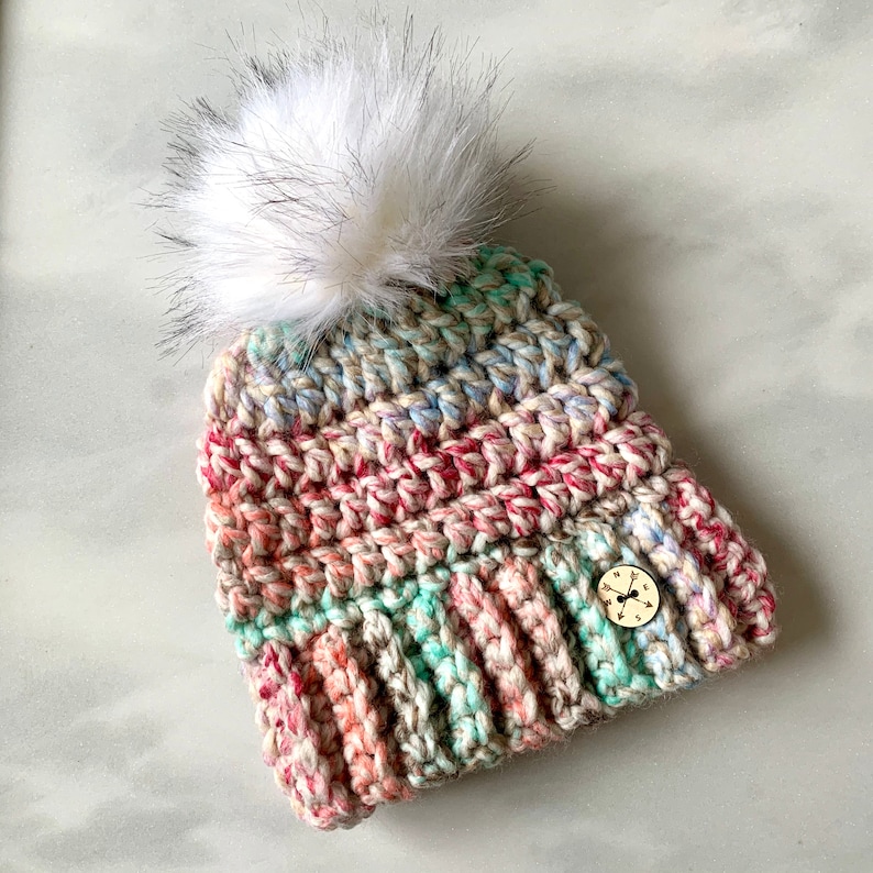 Child Size Kids' Children's Crochet Toque Winter Hat | Etsy