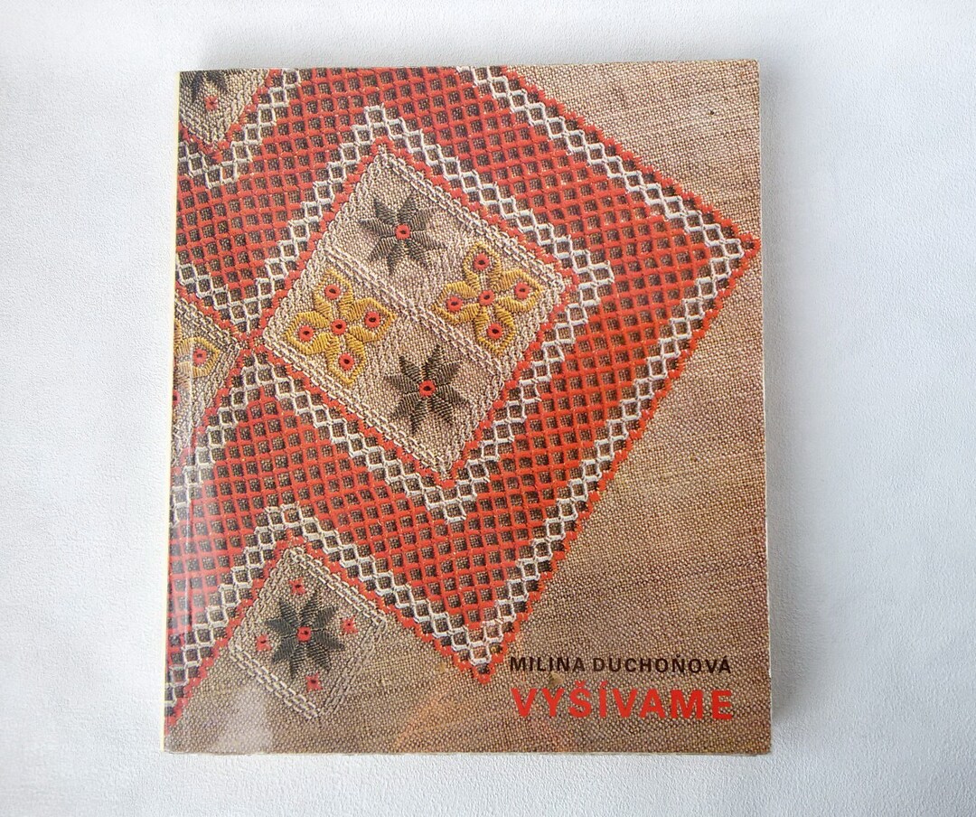 Vintage Cross-stitch and Satin Stitch Book Embroidery Patterns Folk Art ...